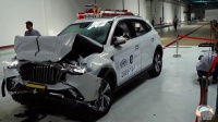 红旗HS5正面碰撞测试视频曝光, 这样的刚性大家满意吗?