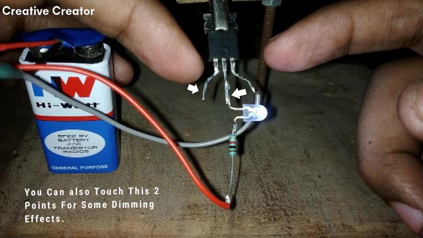 简单的触摸传感器制作