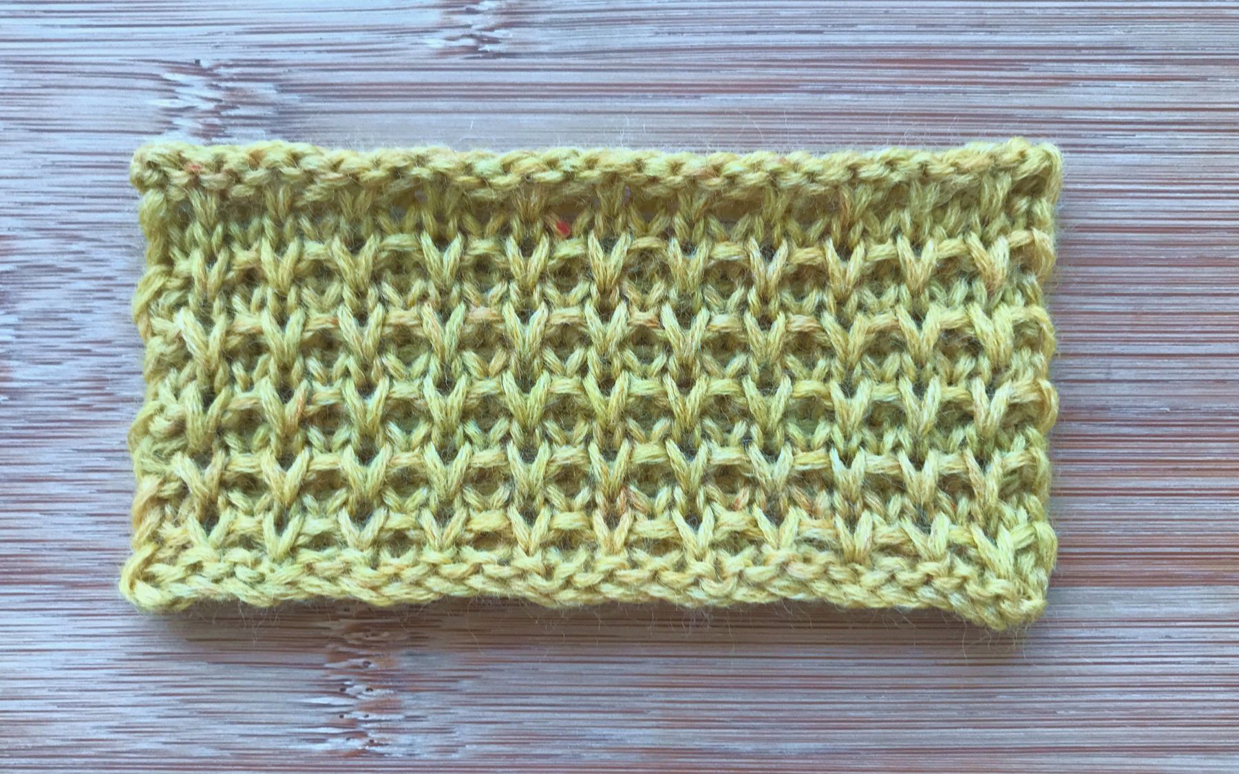 【轻描编织】棒针实地花样的视频教程,精致立体,织法简单,织套衫很大气