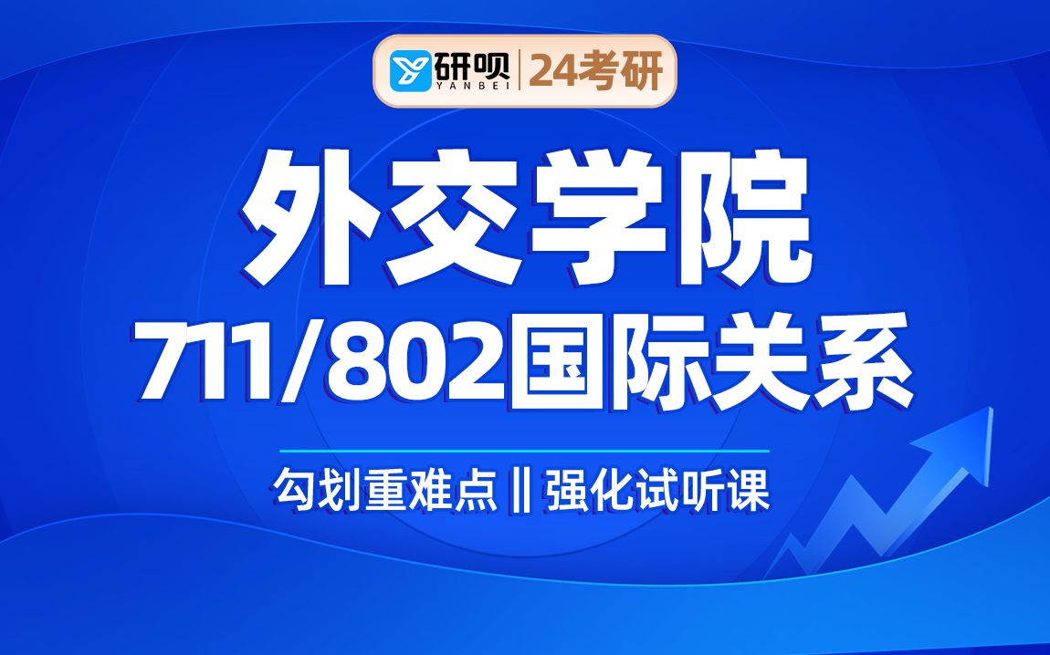 ...711政治学综合一/802国际关系史/星星学姐/研呗考研强化划重点试听课