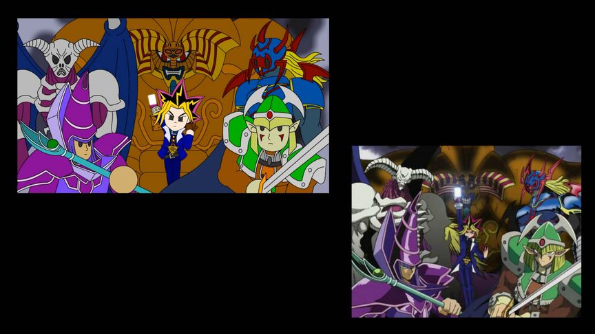 《游戏王》OP voice flash版&原版对照