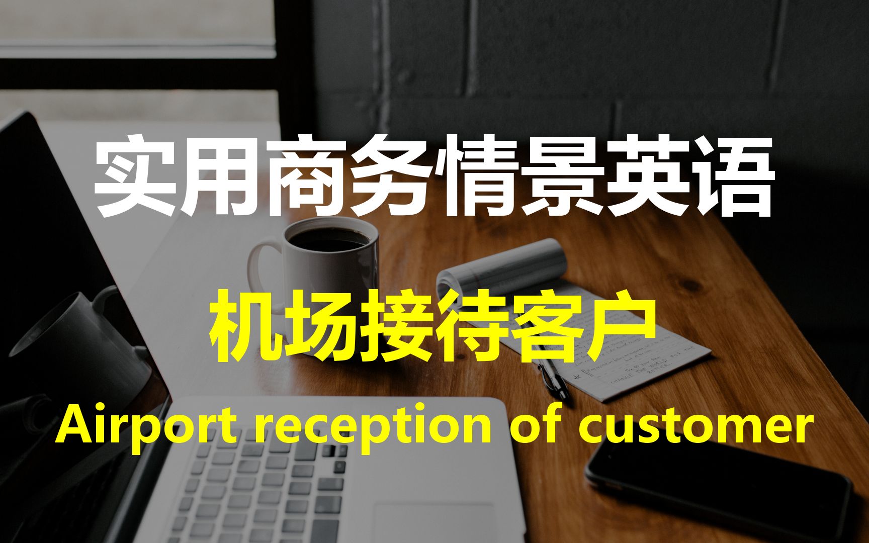 实用高频商务情景对话 机场接待客户 (中英双语)| Airport reception of ...