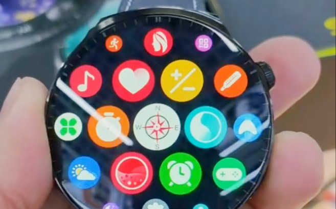 大屏幕S80max,男款圆盘智能手表#智能穿戴