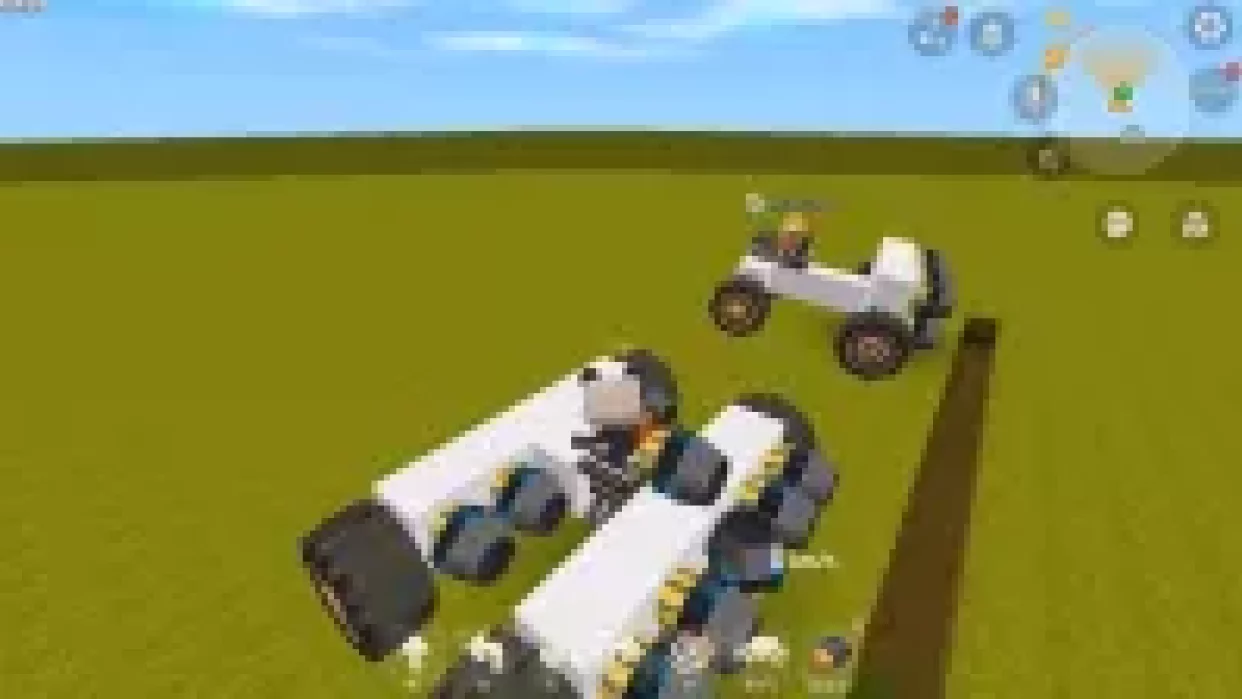 迷你世界你做半仙玩系列 第2390集 推进器赛车比赛,小仙仙战车大战小...