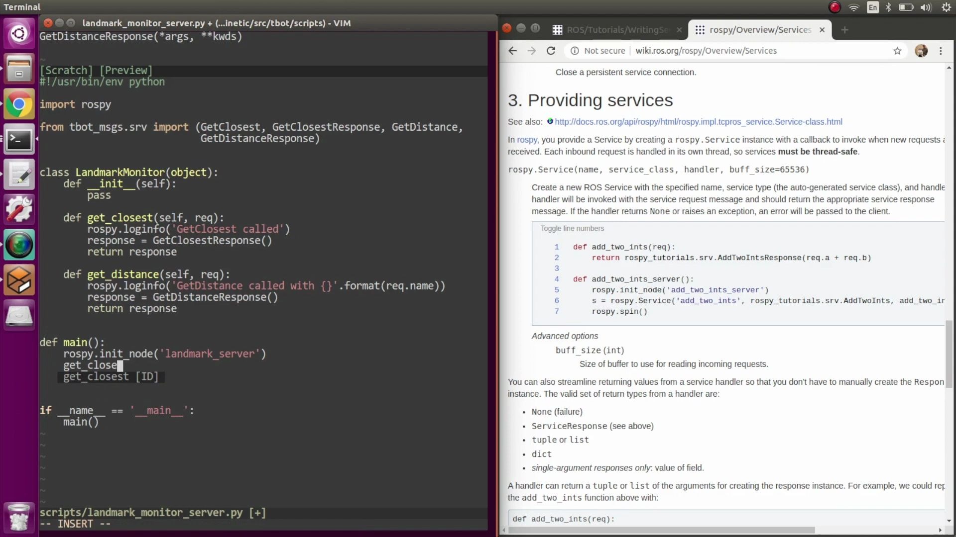 ROS教程Python Services