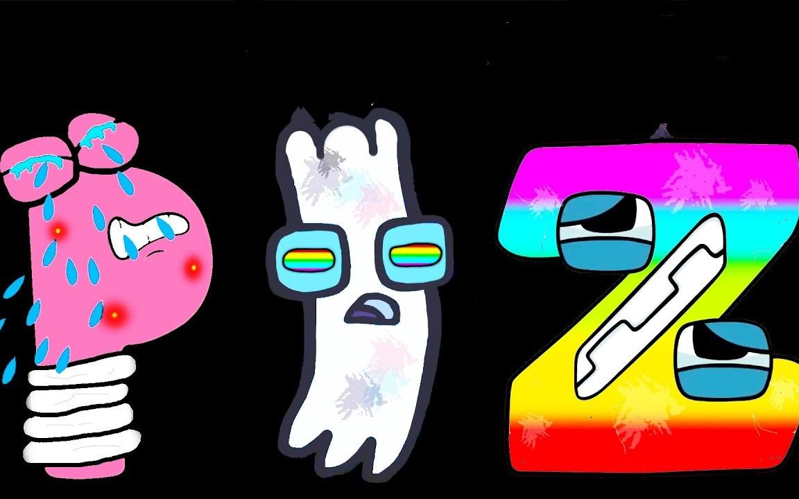 卡通字母人被臭棋熏晕了,成了各种表情包