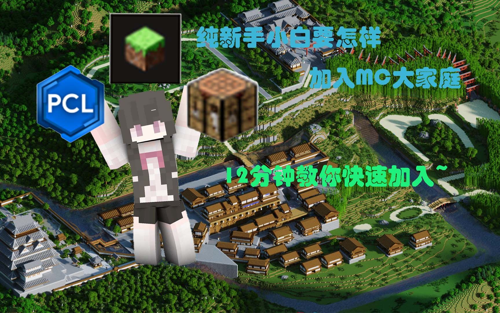 【梓漾】12分钟教会萌新如何加入我的世界大家庭 教程向