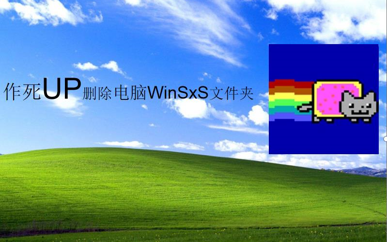 【作死】作死UP删除XP系统WinSxS文件夹