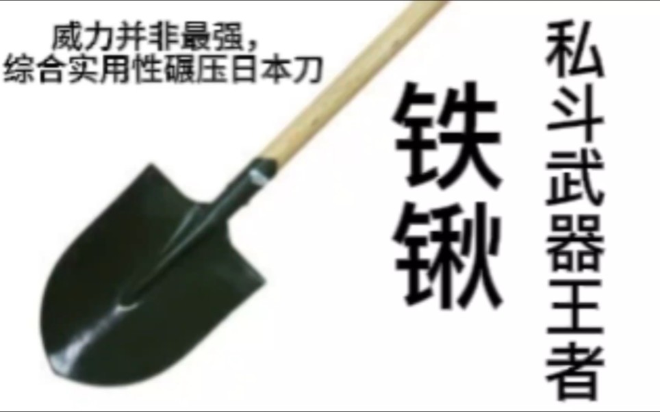 ...民间械斗武器之王,碾压日本刀,铁锹威力并非最强,综合实用性却排行...