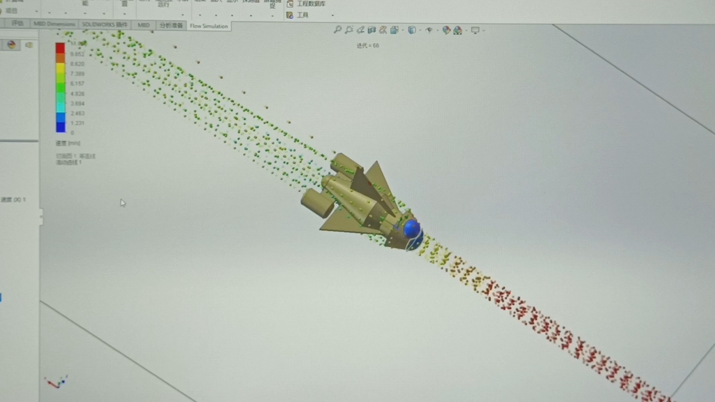 今天学习sw软件动画仿真流体力学