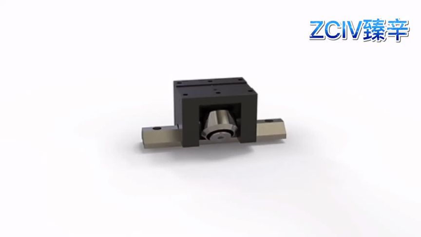 重载滚轮导轨,滚轮保护滑块用于#桁架机械手 #地轨