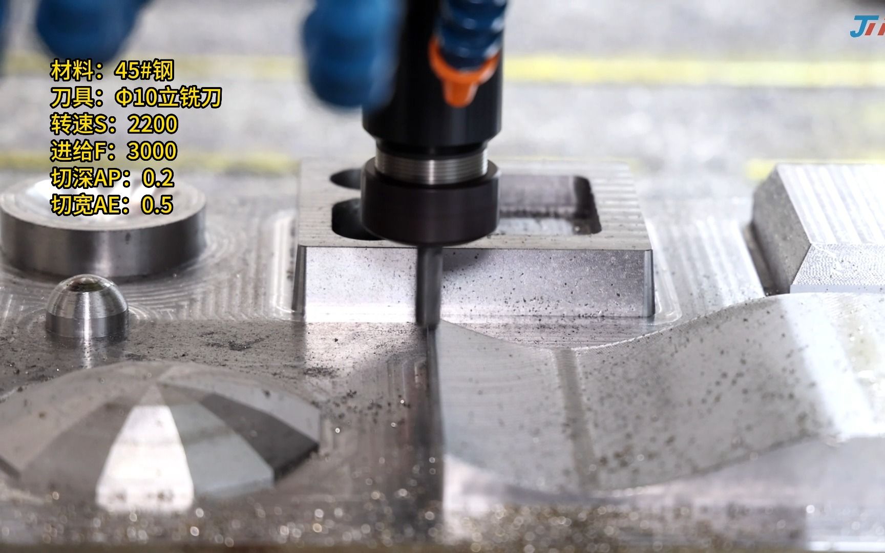 乔锋LM-3218龙门加工中心测试件加工