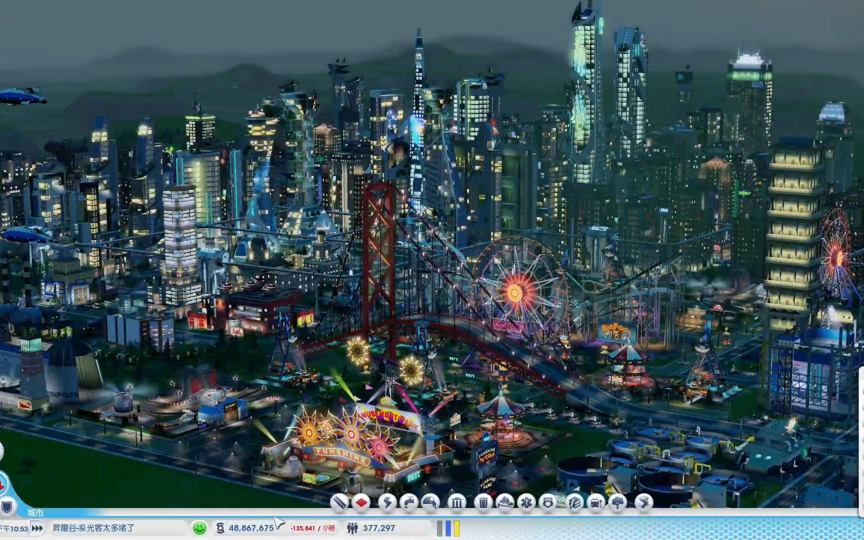 模拟城市5-从零开始 没有技术含量的格子城_演示