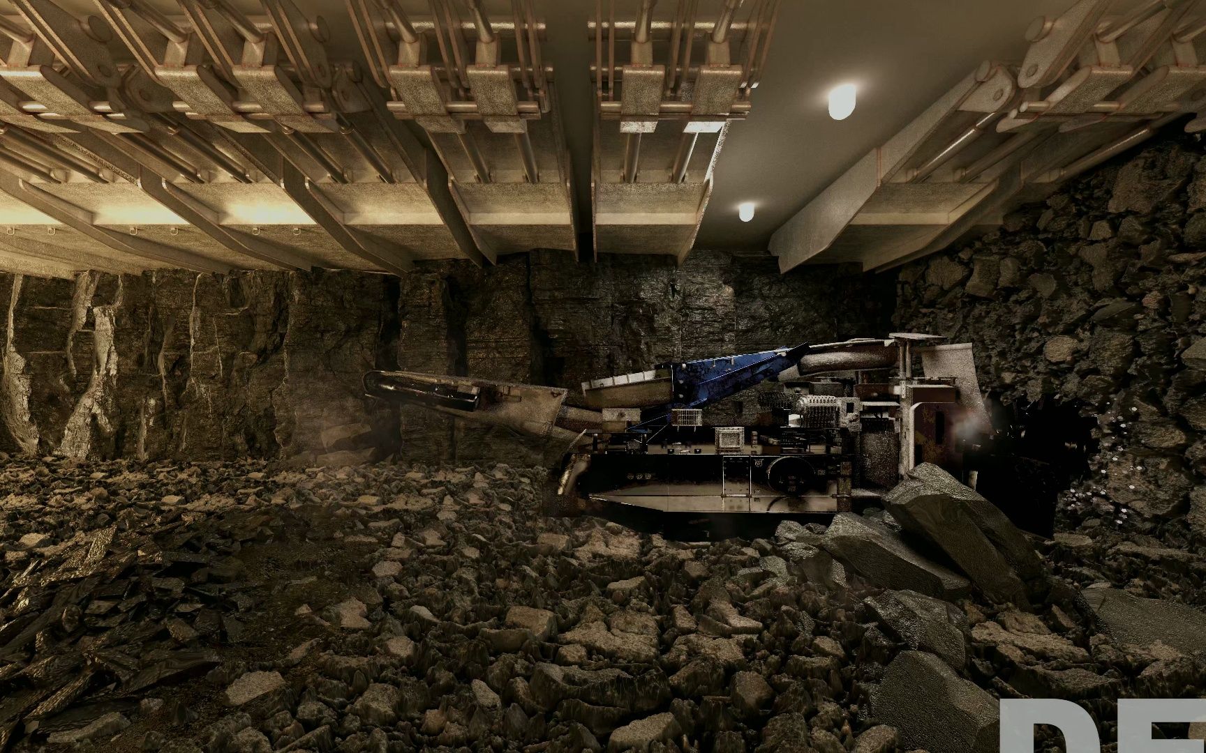 煤矿展厅cave沉浸式片源 特种电影数字内容制作 沉浸式数字影片视频...