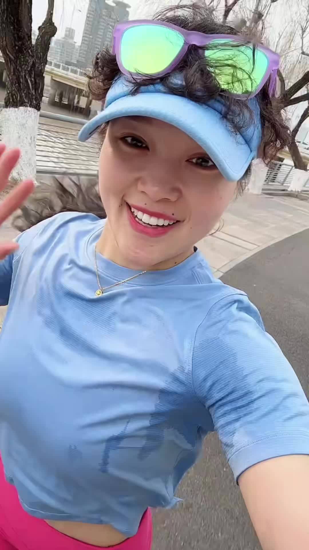 跑步8km 跑在风里 感受冬日温暖