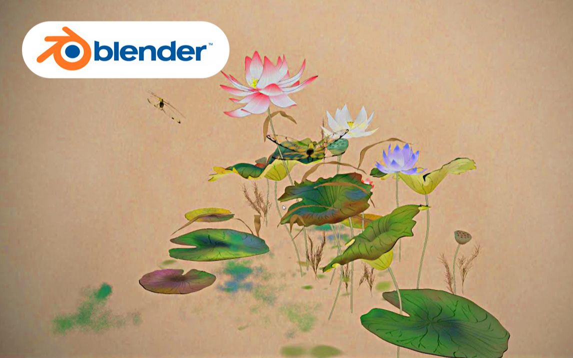跪了!别人家的Blender 2D作品合集
