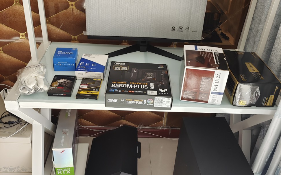 新手小白第一次自己买配件装电脑