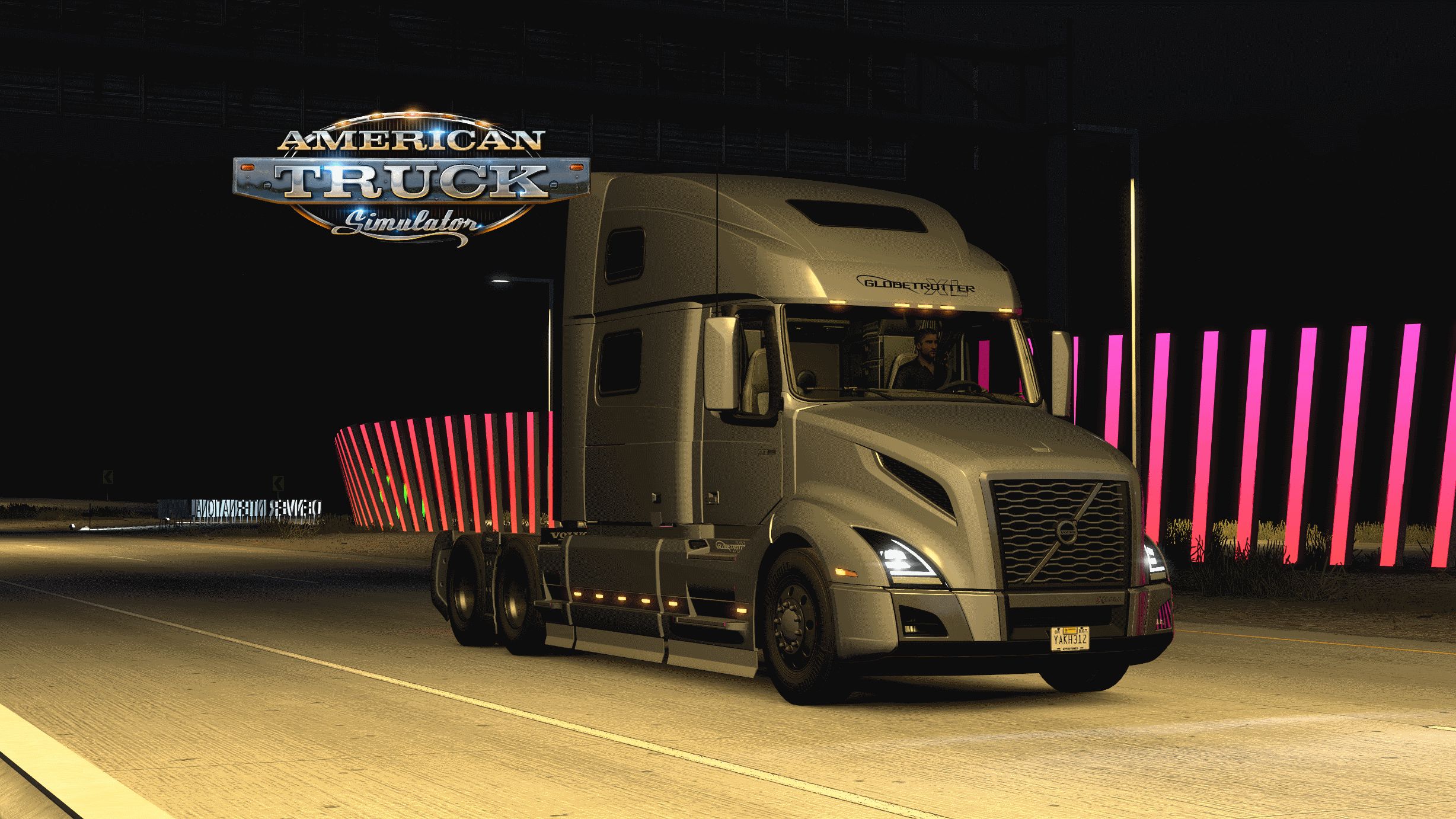 美国卡车模拟:开车闲逛游览丹佛国际机场