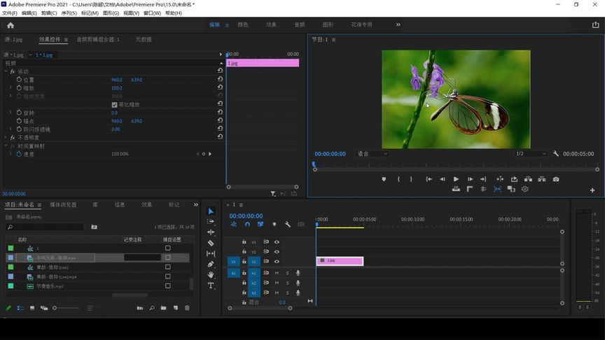 pr视频制作教程 20 效果控件的运动属性解析