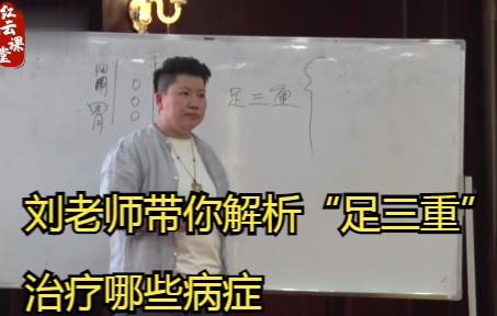 董氏针灸课堂:刘老师带你解析“足三重”治疗哪些病症