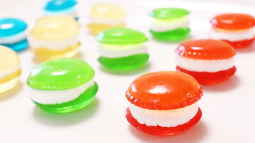 这么漂亮的橡皮糖怎么做?做法给你,超级简单还好吃哦