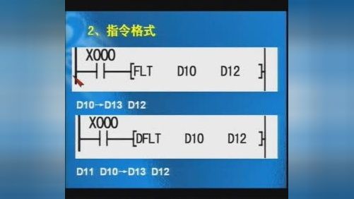60、PLC浮点数转换指令