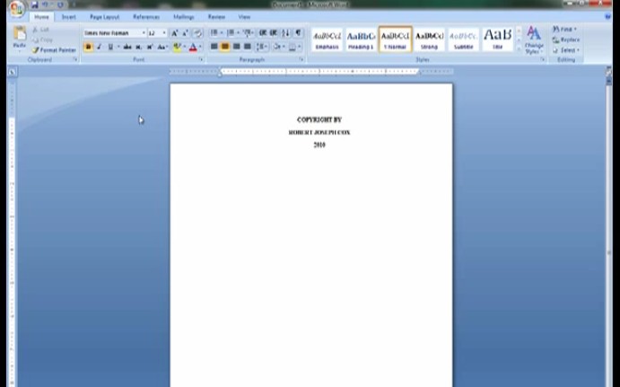 【油管搬运】Word APA论文版权页设计