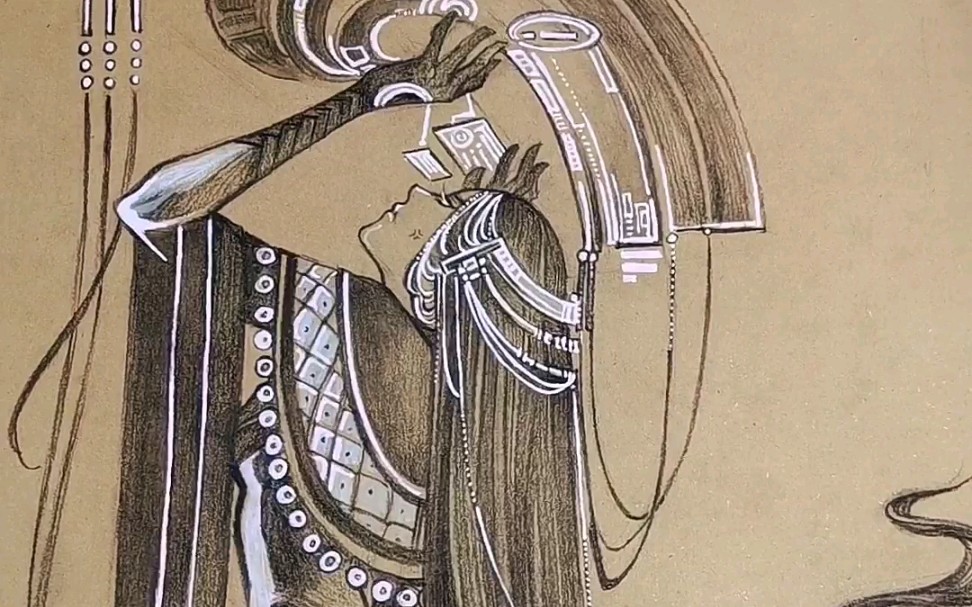 【素描漫画拍摄】之前画的神话数据库.华夏篇第一辑