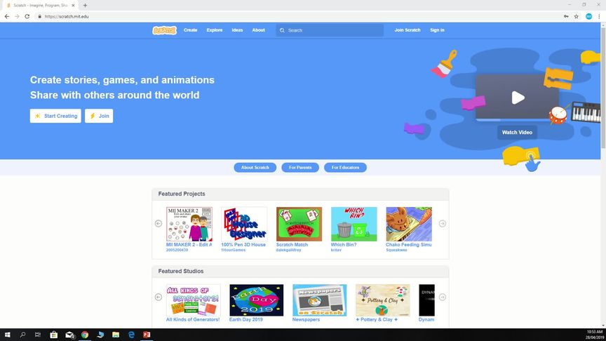 儿童学习计算机代码1:创建Scratch账号 join account