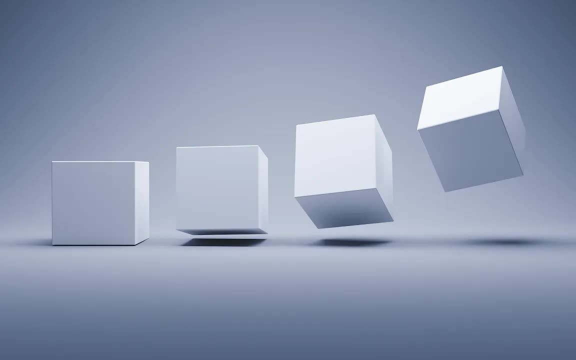 【Blender教程】如何让一个方块活动起来!用Blender制作实时动画‎ !...