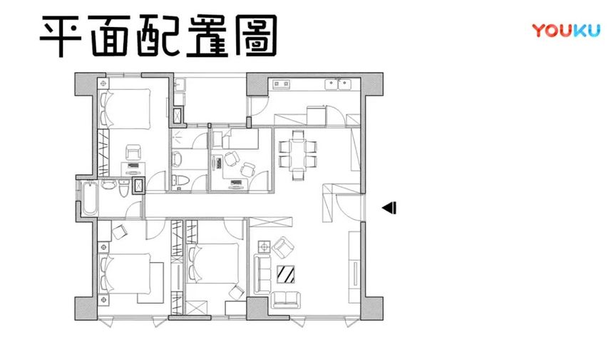 「干货」如何看懂室内设计绘画平面图,老师为你一一解答