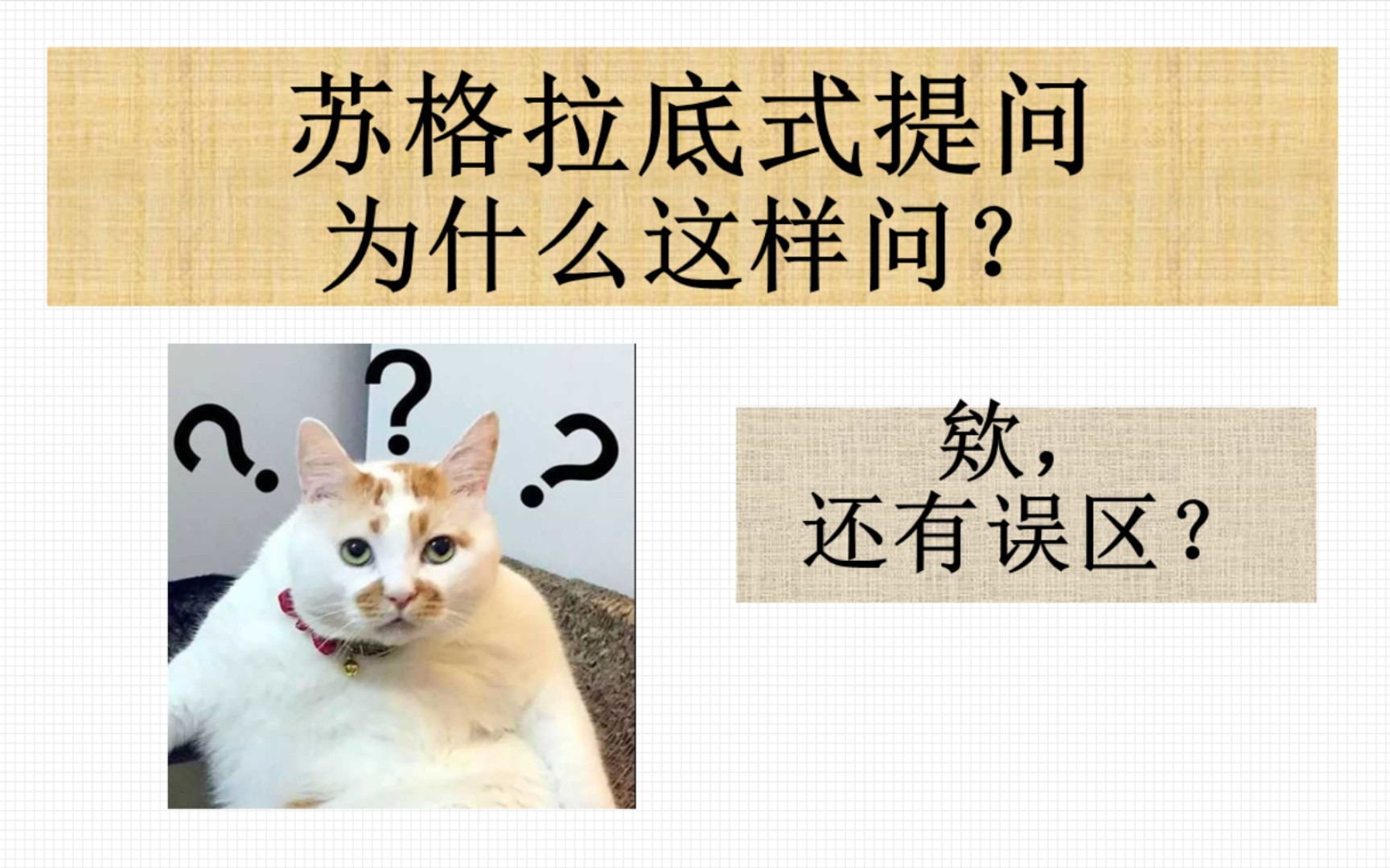 苏格拉底式提问原理!还有可能的理解误区。[认知行为疗法][CBT]