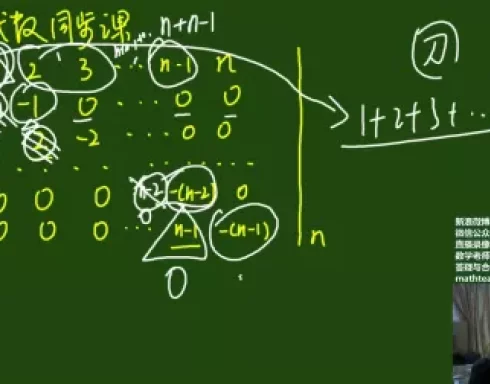 线性代数同步课(非考研)3-1,行列式的计算技巧和例题解析