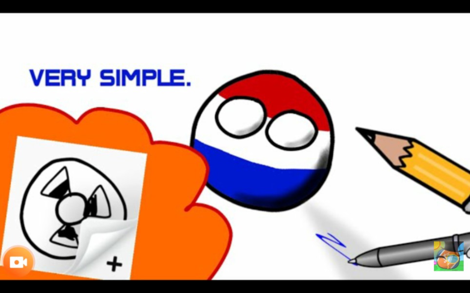 (YouTube搬运)如何教你用Flipaclip画(波兰球)的逐帧动画//波兰球/国家球