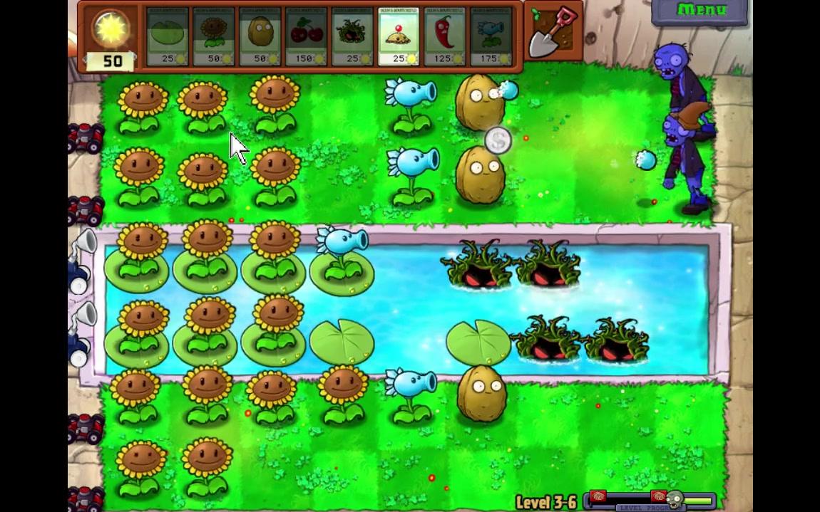 这大概是最原版的植物大战僵尸(steam版本)