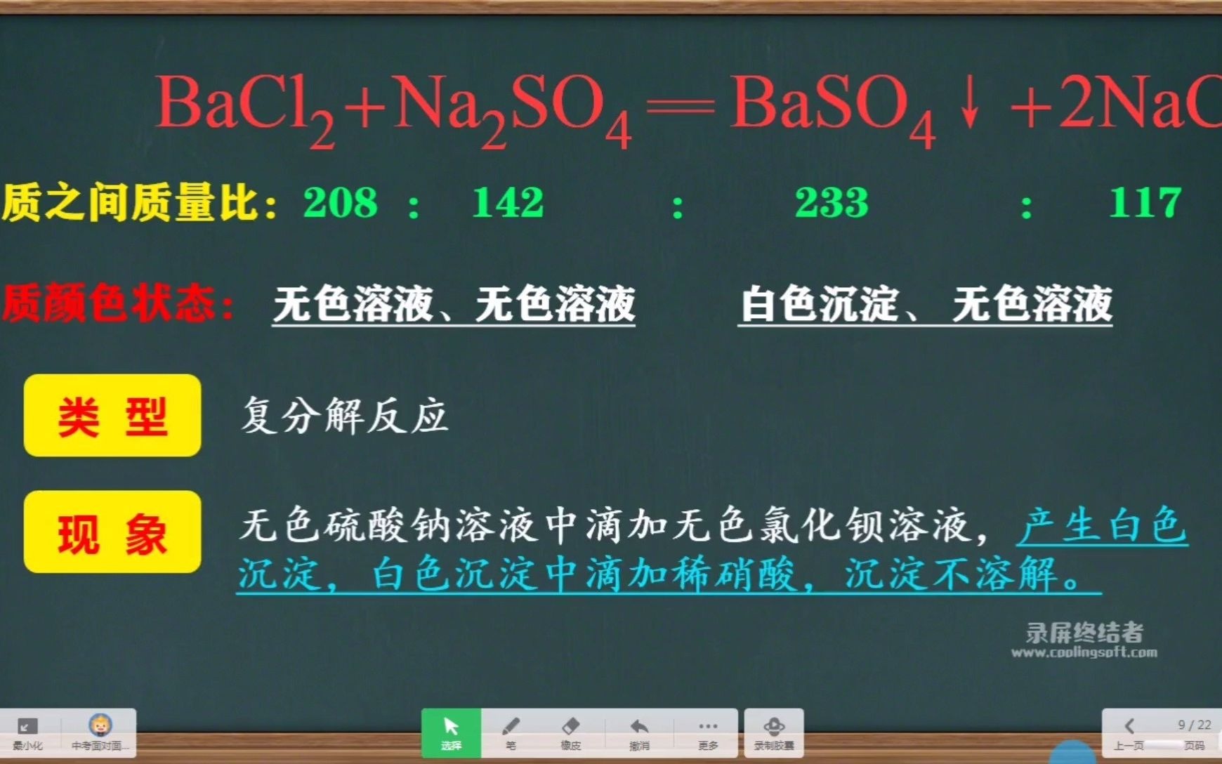 42第四十二节,硫酸钠溶液与氯化钡溶液反应