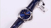 VS沛纳海927 上手最舒适42mm骚蓝面PAM927男女可佩戴手表 时利...