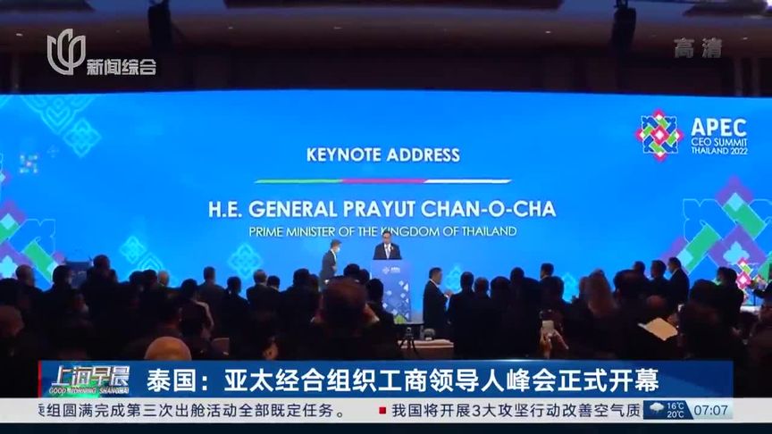 泰国:亚太经合组织工商领导人峰会正式开幕