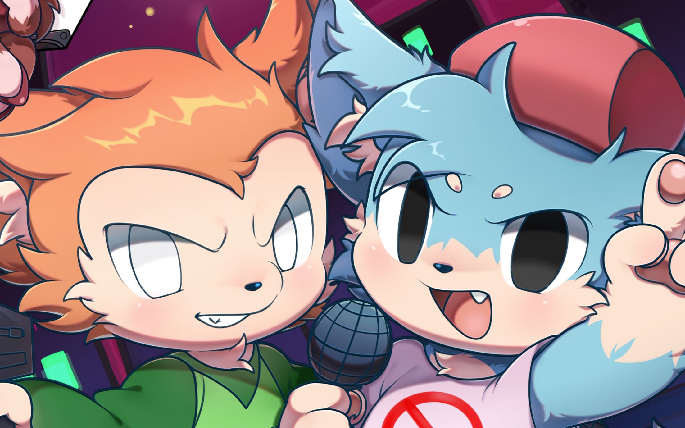 【Furry/FNF】“毛绒绒”的Pico和BF!