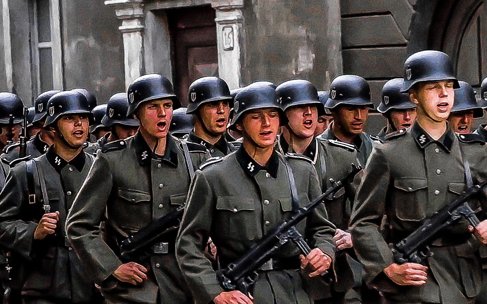 为了拍电影,德意志男儿也是蛮拼的~美国版华沙犹太人起义【推荐二战...