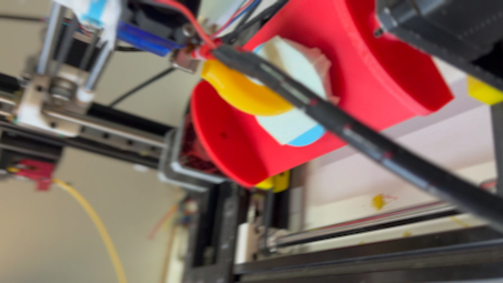 五轴3d打印无支撑弯管。