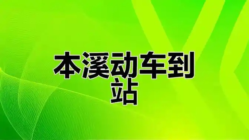 2月底,CRH5A动车载客驶入本溪站
