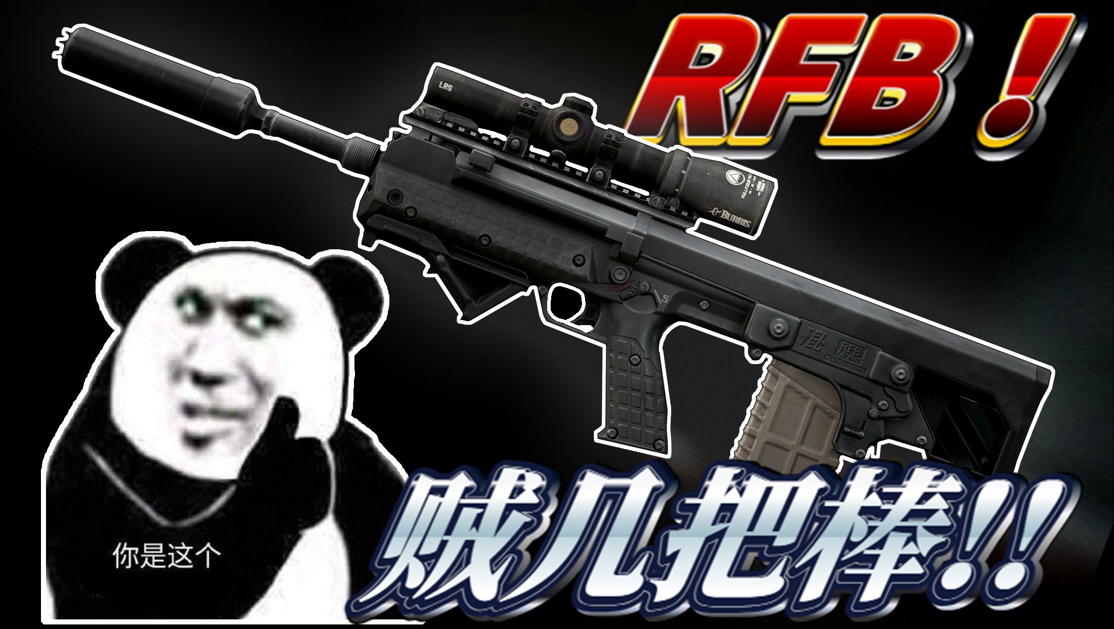 RFB这把大枪啊,确实是子弹好伤害足声音大啊,打起来确实爽ߤ�【...