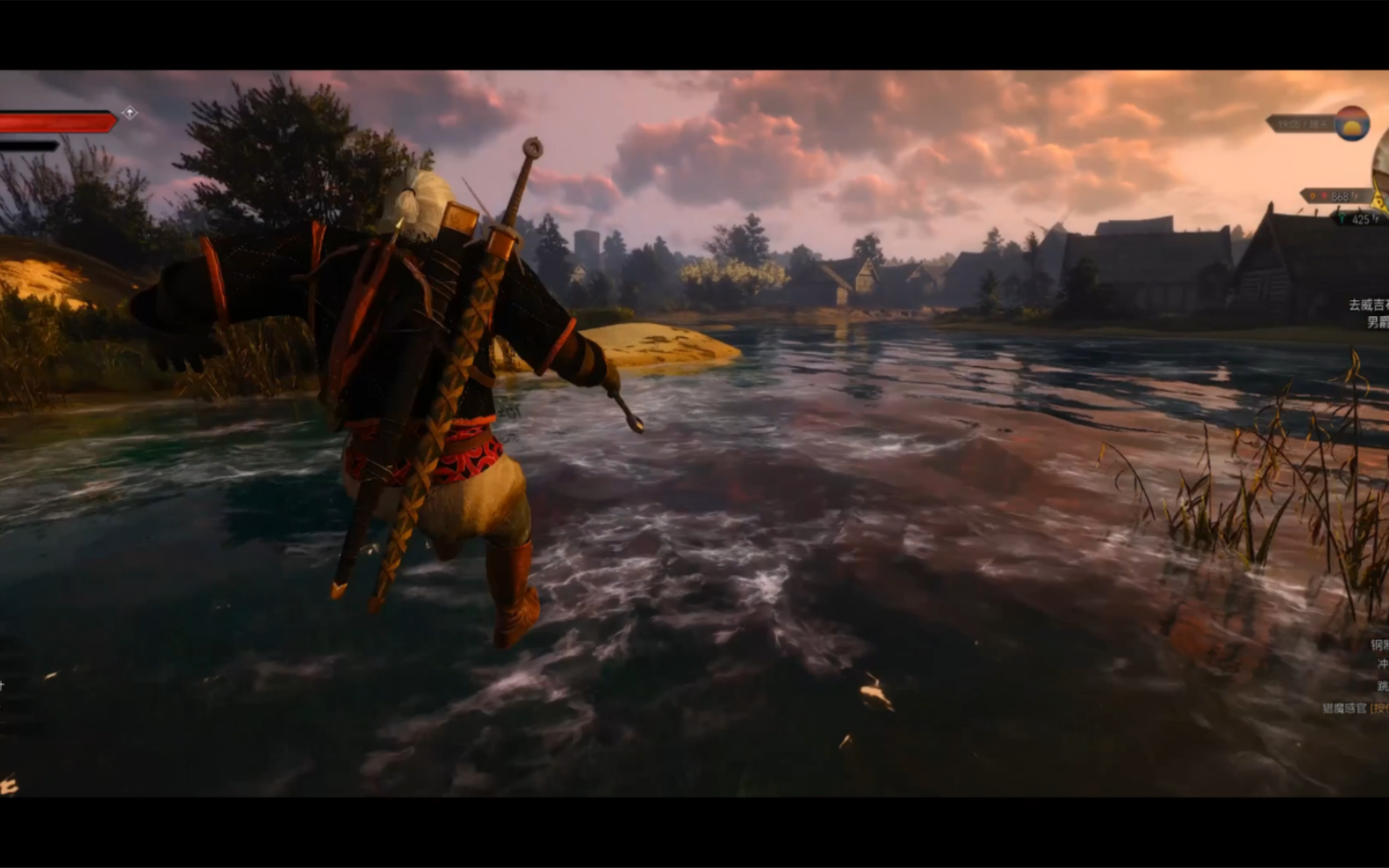 巫师3次世代3070ti光追DLSS,2k最高画质_手机游戏热门视频