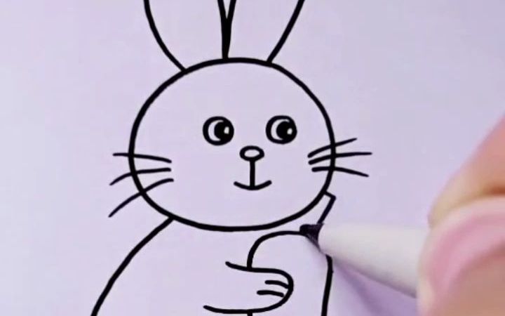 【简笔画】用数字021画兔子