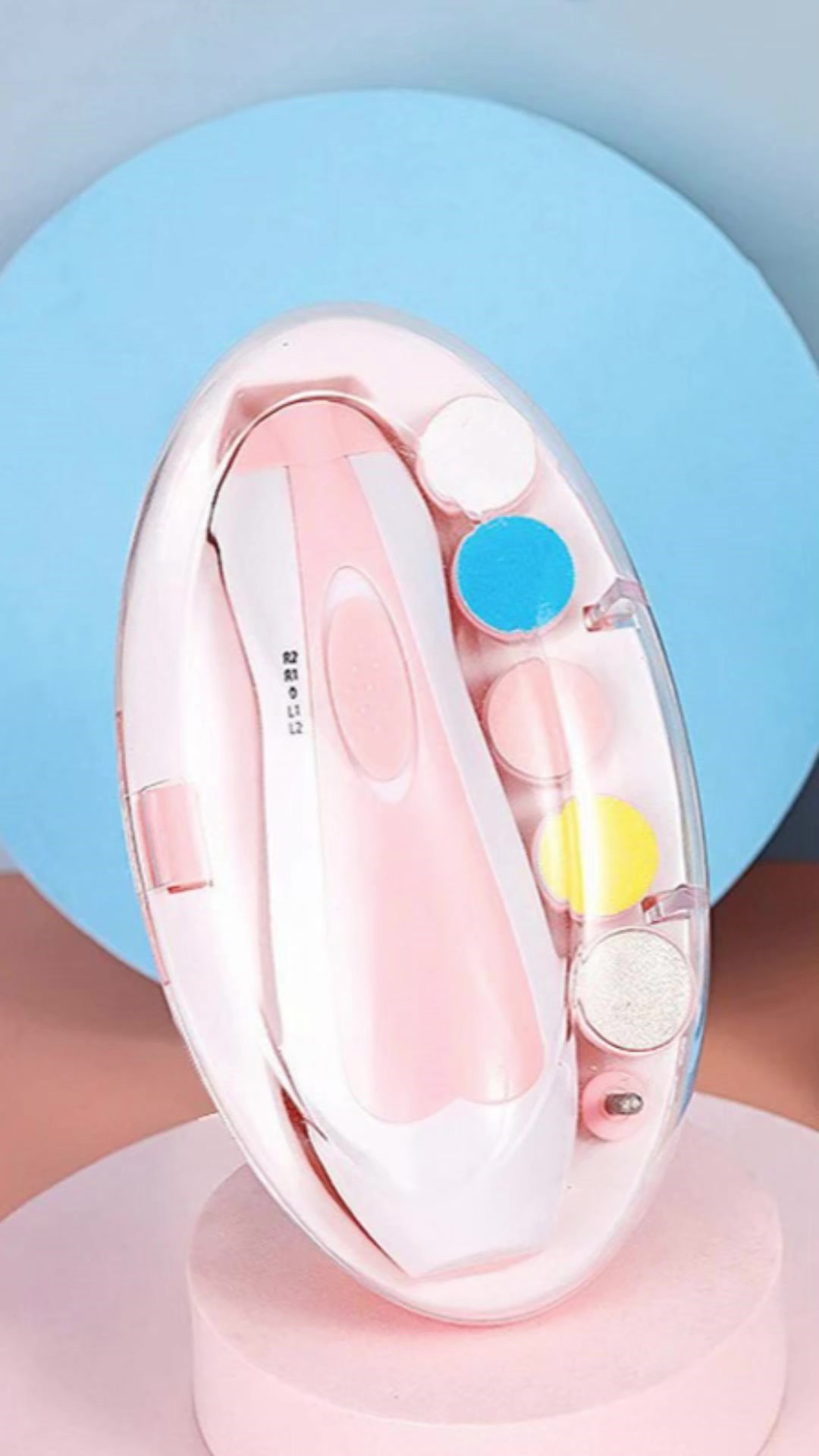 电动磨甲器婴儿磨甲器新生儿防夹肉指甲剪宝宝指甲修剪护理神器#...