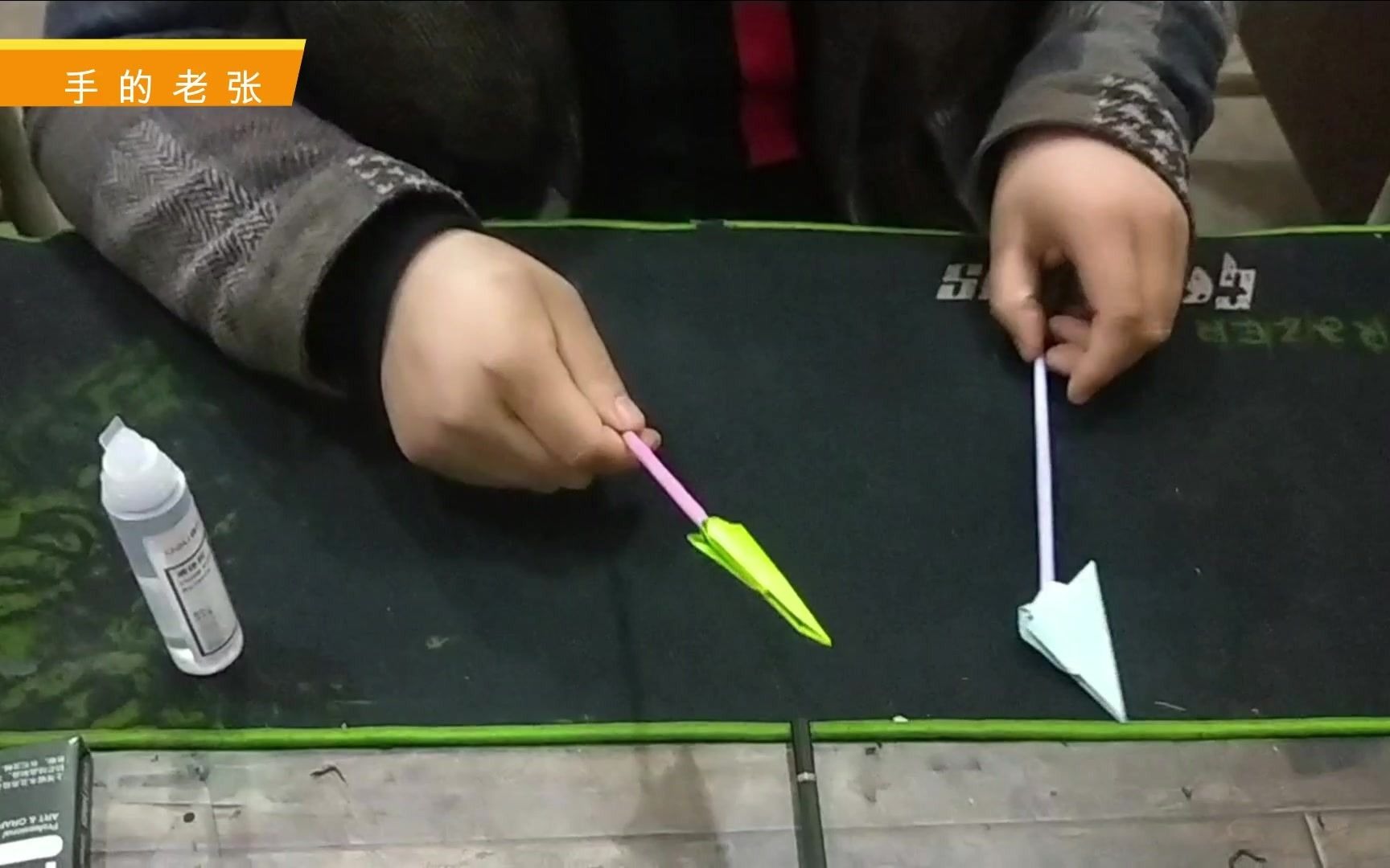 手工折纸,斧子视频教程