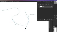 ps曲线绘制方法视频:钢笔拖动锚点方向线调整曲线弧度