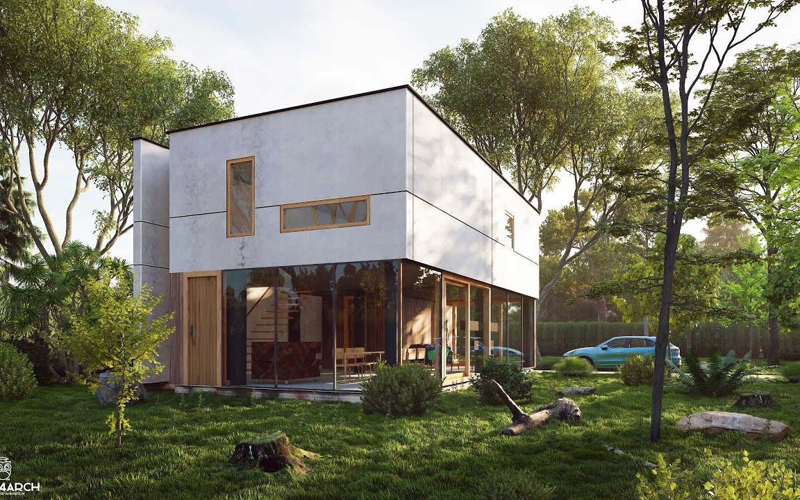 LUMION 11照片级写实效果图教程系列#3集装箱建筑