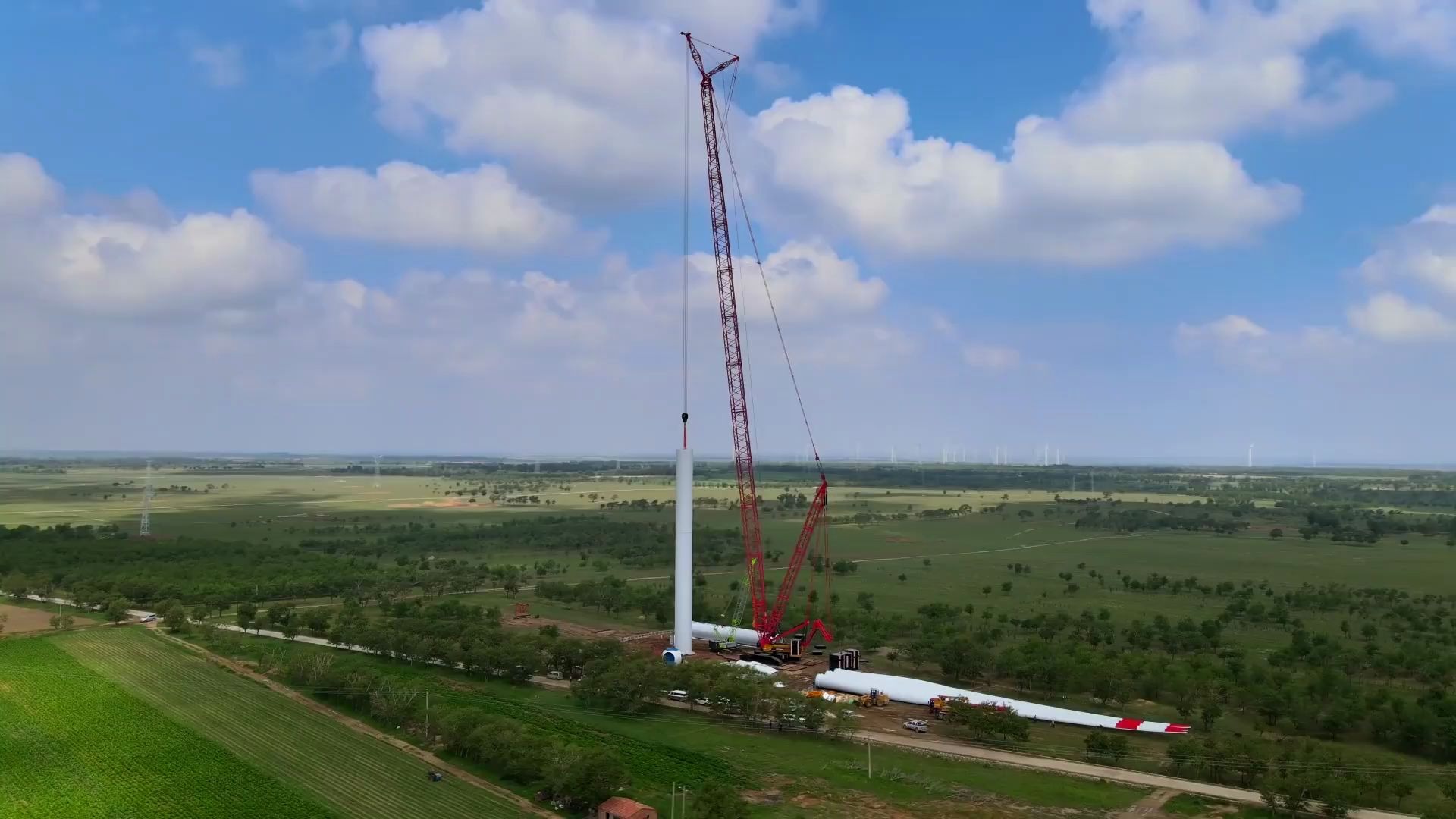 30秒看完风机安装过程(国家能源集团)